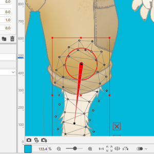 FREE版Live2D(18)｜脚に回転デフォーマを設定 | Palkaloid